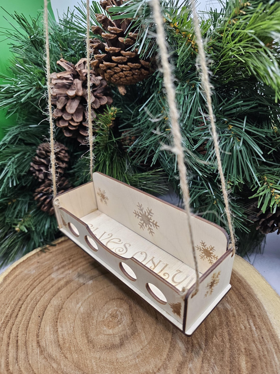 Double Elf Swing Kit, Elf Prop, Fun Elf Arrival, Elf Ornament for Tree ...