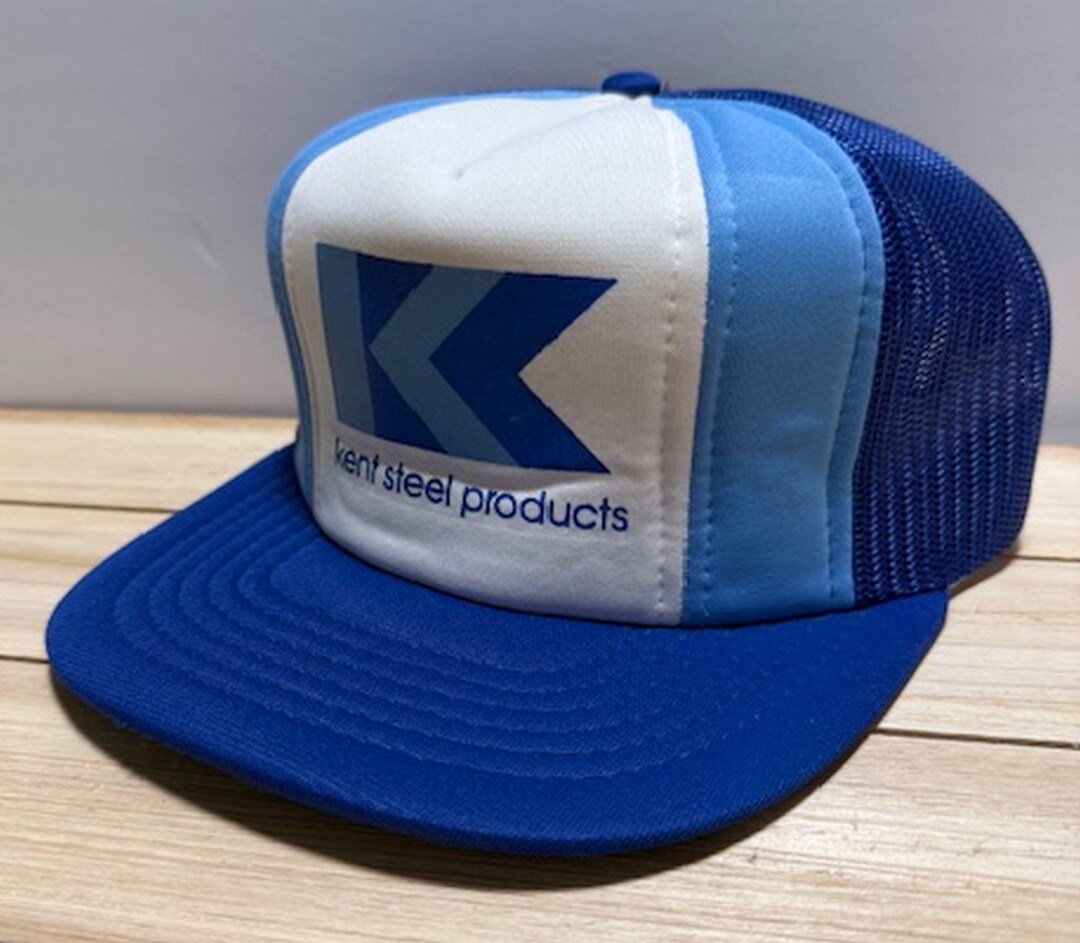 Vintage Trucker Mesh "kent Steel" Adjustable Snapback – Rare Canadian ...