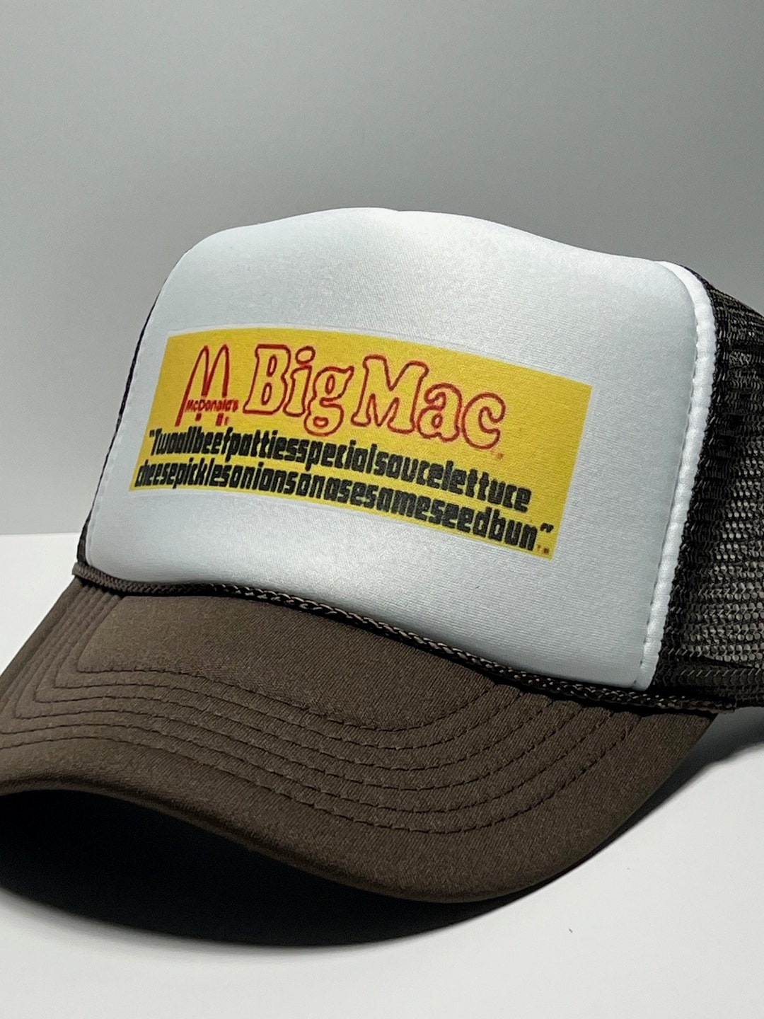 Vintage Big Mac Two All Beef Patties LOGO Trucker Hat Women - Etsy