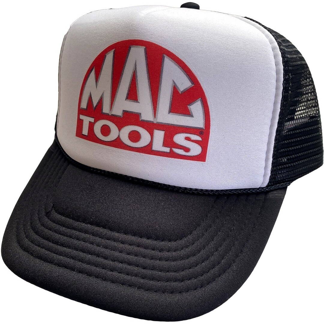 Vintage Mac Tool Trucker Hat Mesh Hat Adjustable Snap Back Cap Black - Etsy