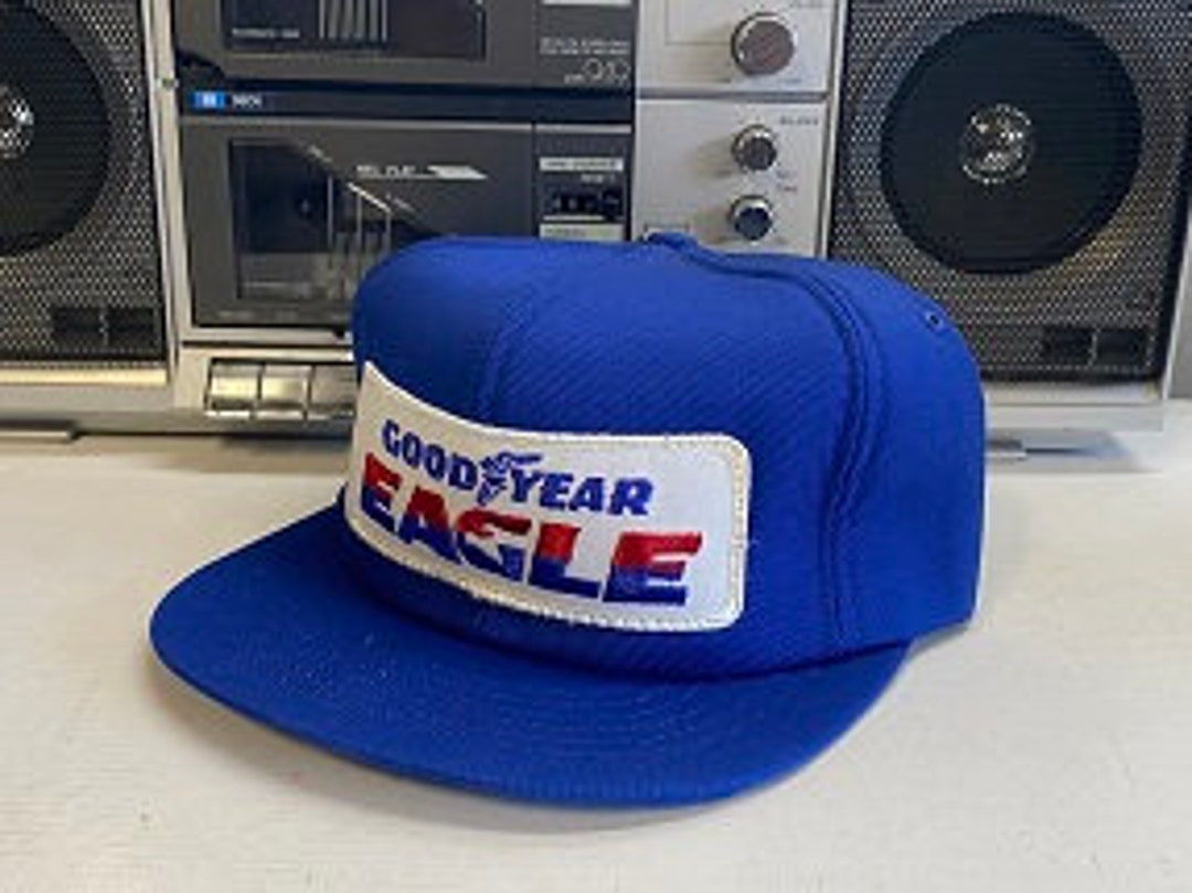 Vintage Goodyear Eagle Hat Rare Goodyear Racing Trucker Hat Patch Logo ...