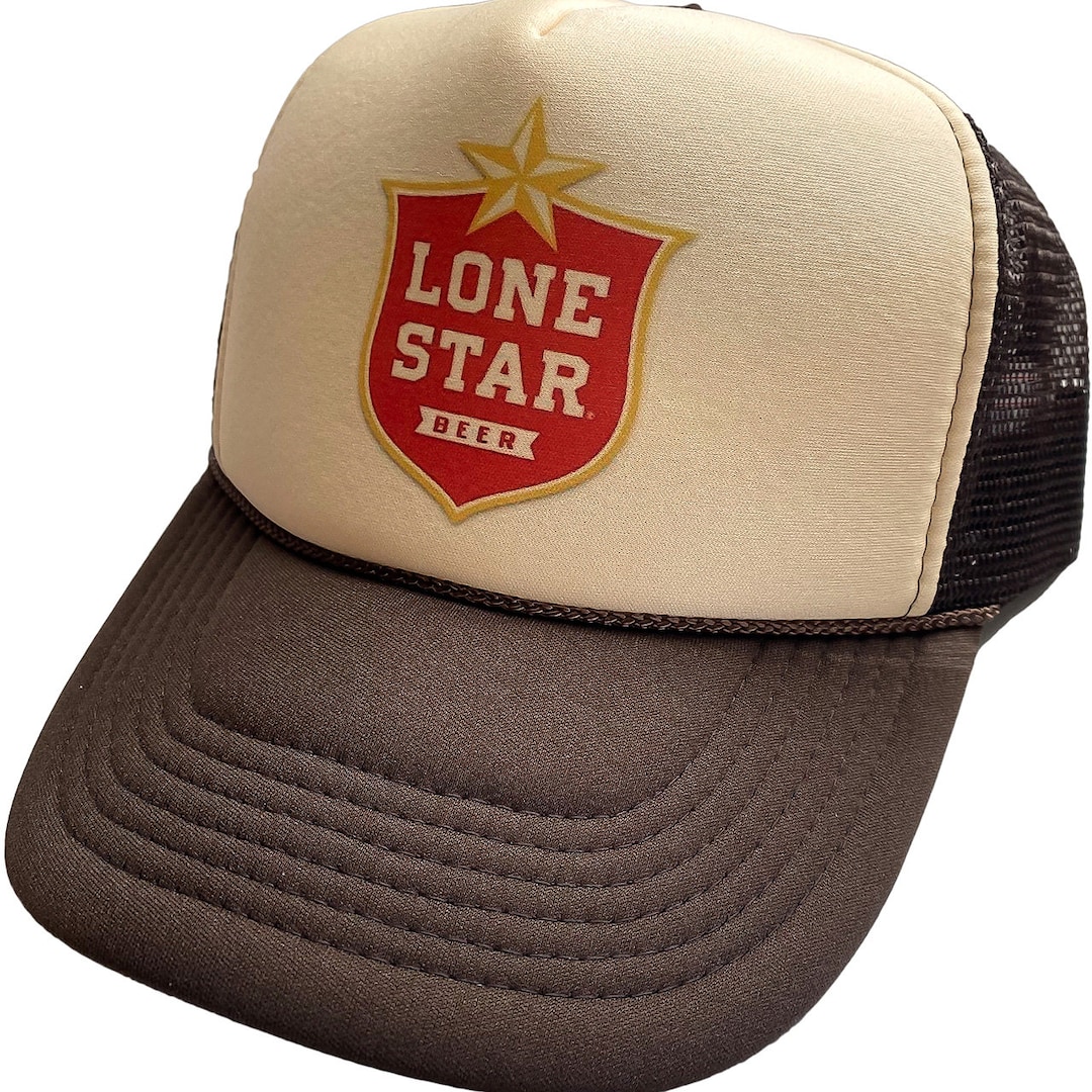 Vintage Lone Star Beer Trucker Hat Mesh Hat Adjustable Snap Back Cap ...