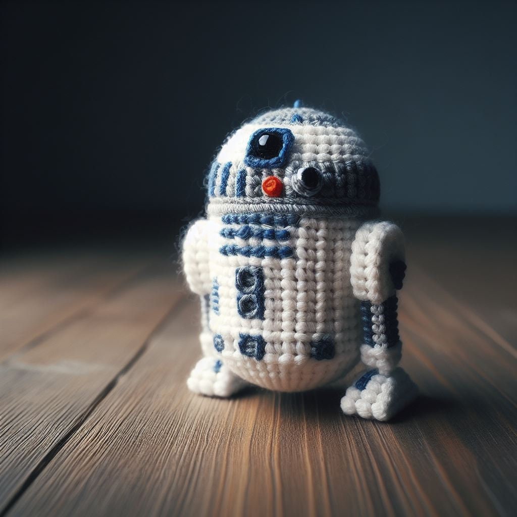 Cute R2D2 Amigurumi Crochet Pattern Tutorial PDF English - Etsy