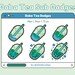 6 Green Bubble Tea Twitch Badges, Boba Tea Sub Badges, Kawaii Streamers ...