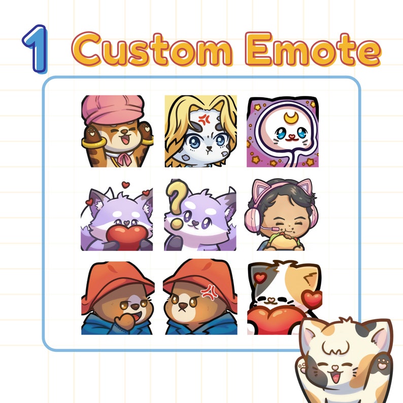 Custom Twitch Discord Youtube Emotes Personalized Twitch Emotes Cute ... Custom Twitch Discord Youtube Emotes Personalized Twitch Emotes Cute ...