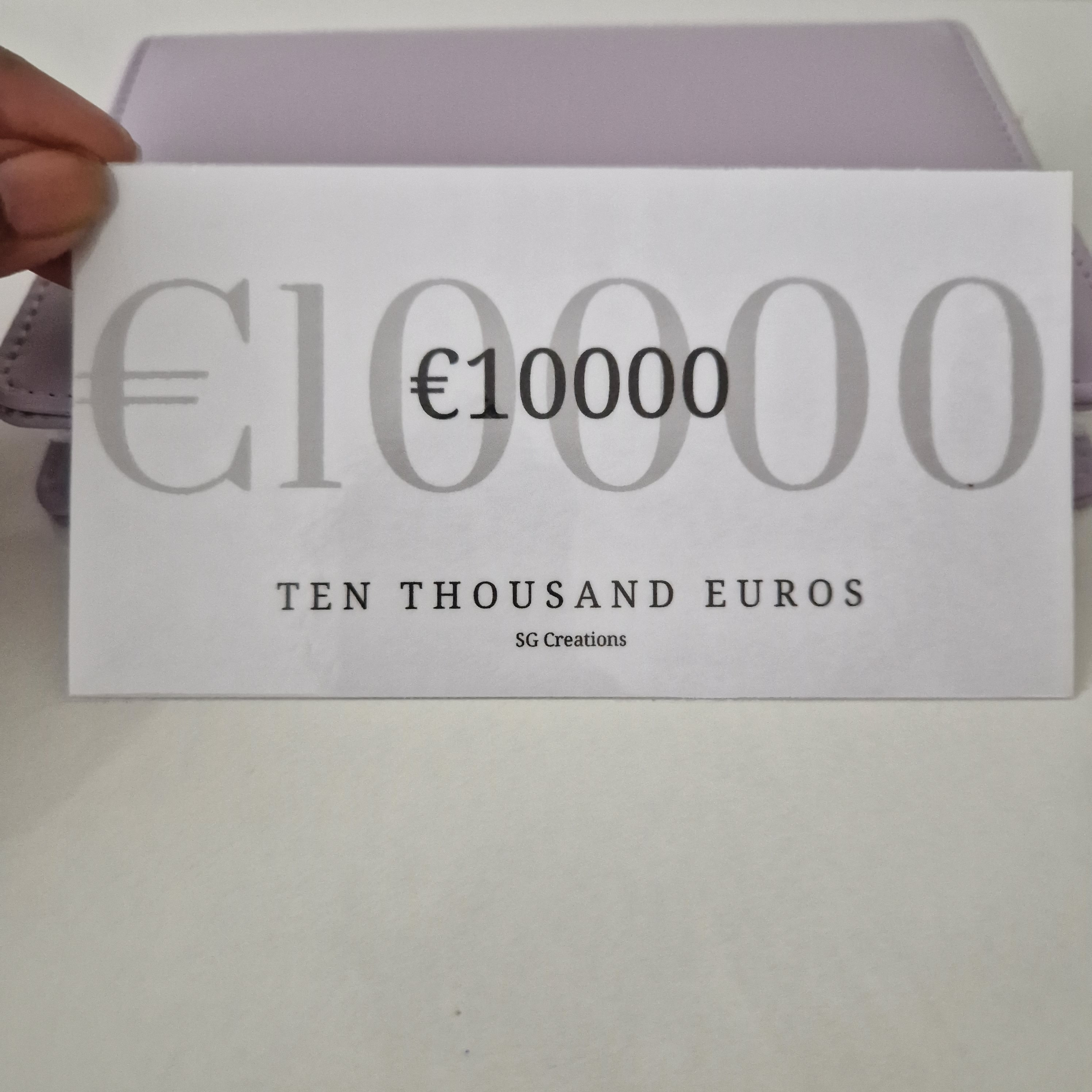 Euro Prop Money Matte / Glossy | Laminated Euro Placeholder| Tijdelijke ...