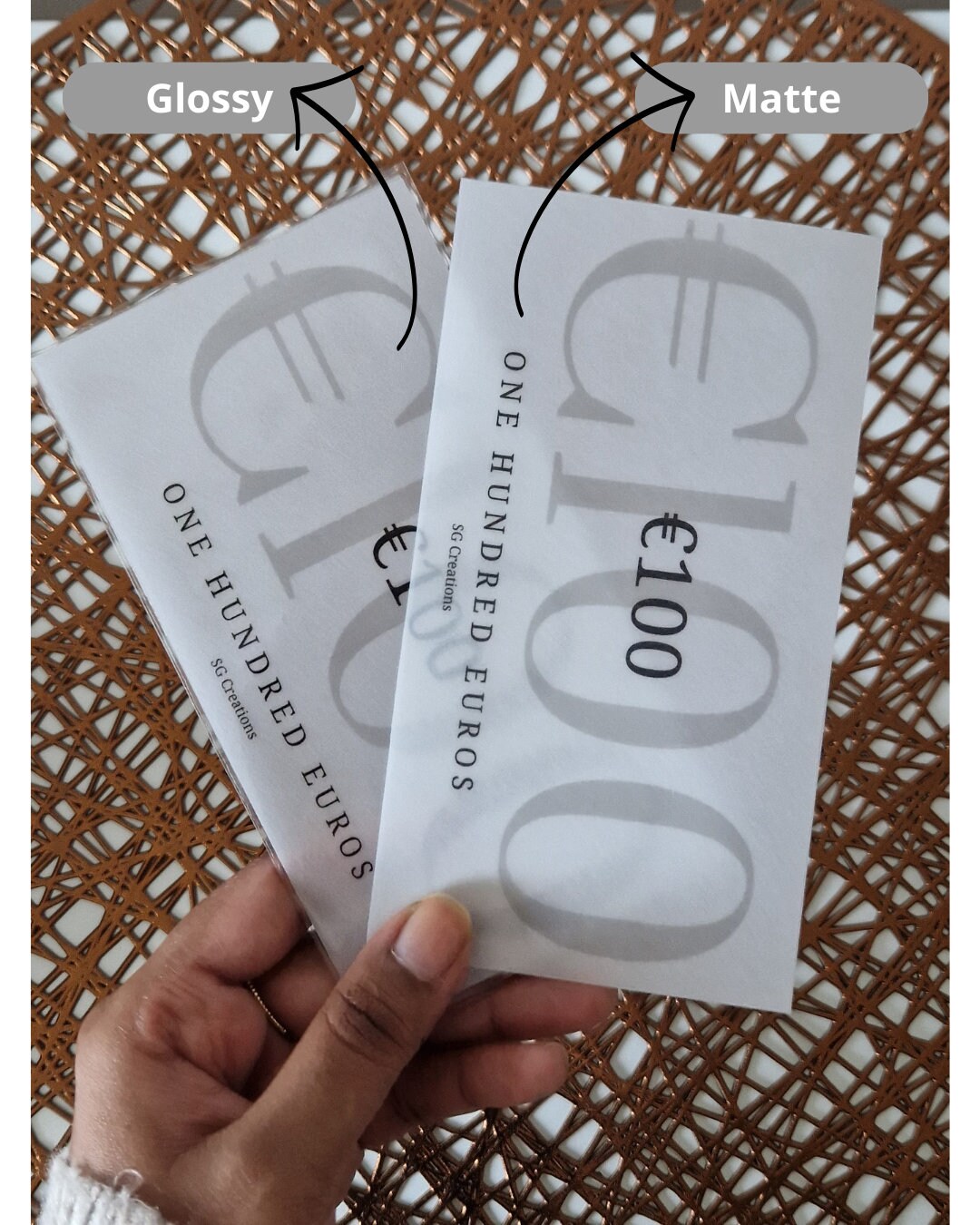 Euro Prop Money Matte / Glossy | Laminated Euro Placeholder| Tijdelijke ...