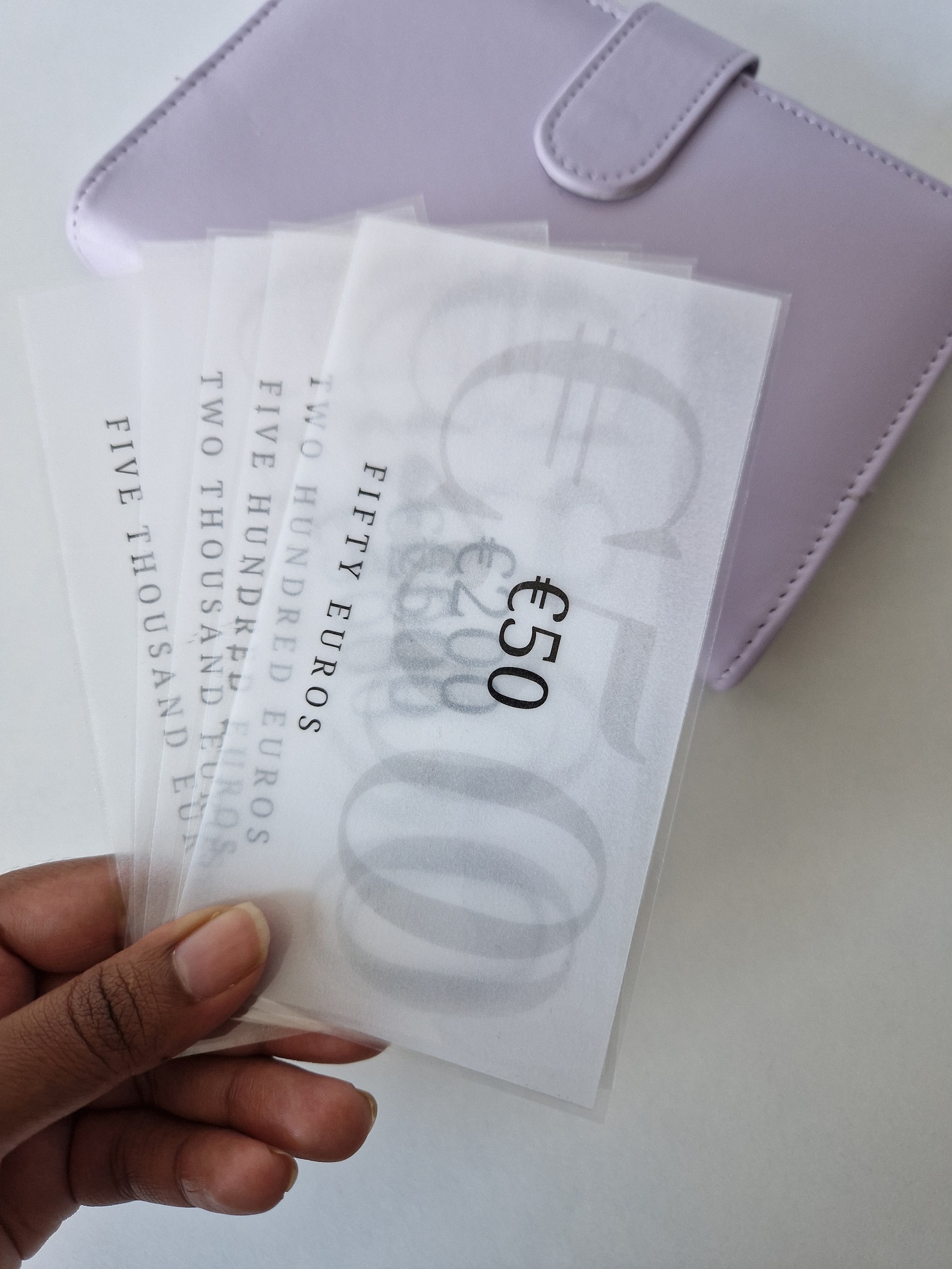 Euro Prop Money Matte / Glossy | Laminated Euro Placeholder| Tijdelijke ...