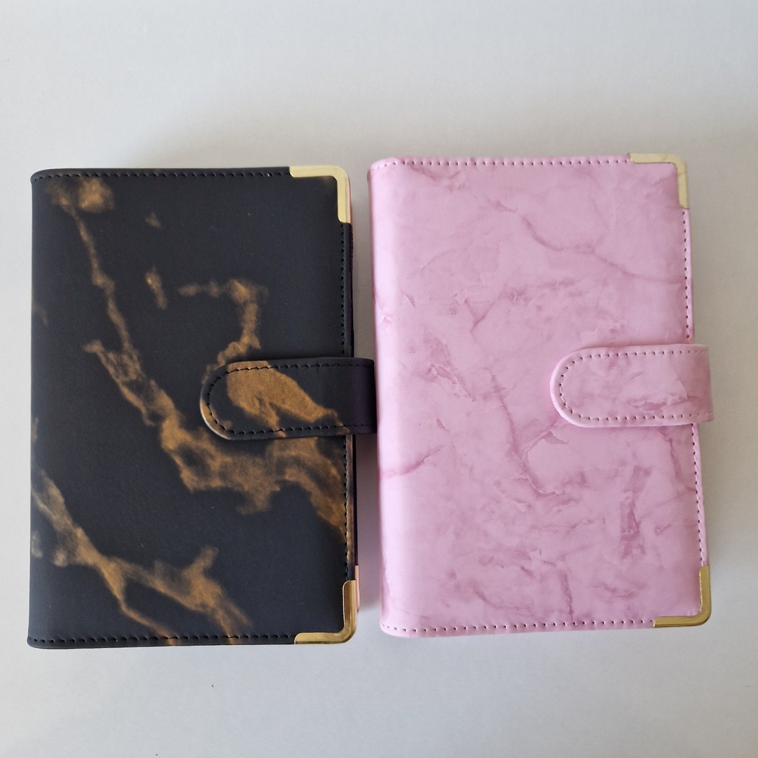 A6 Marble Budget Binder A6 Binder Color A6 Color Binder Pink Black - Etsy