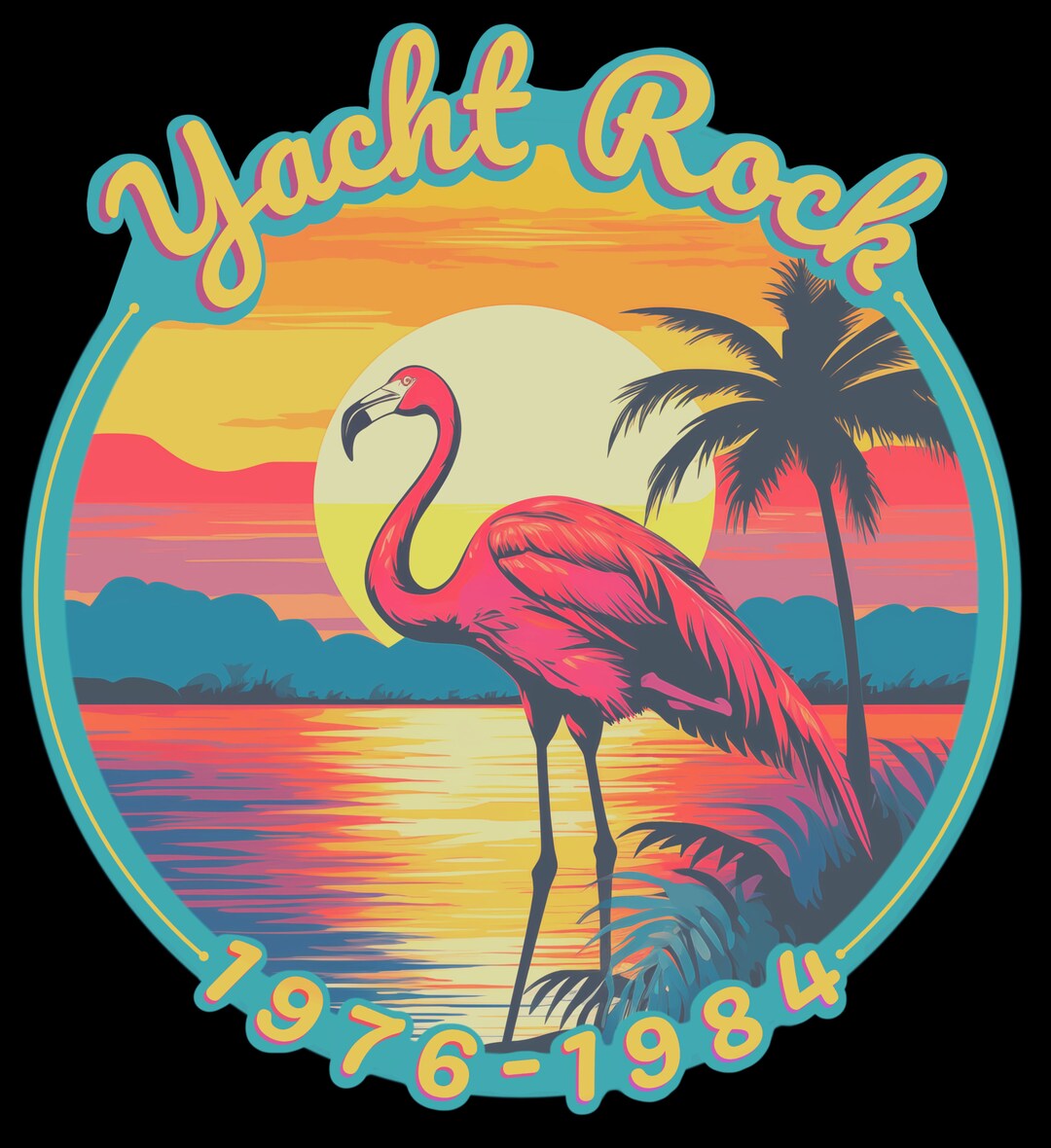 Yacht Rock Original Digital Art for Print on Shirts or Stickers! - Etsy
