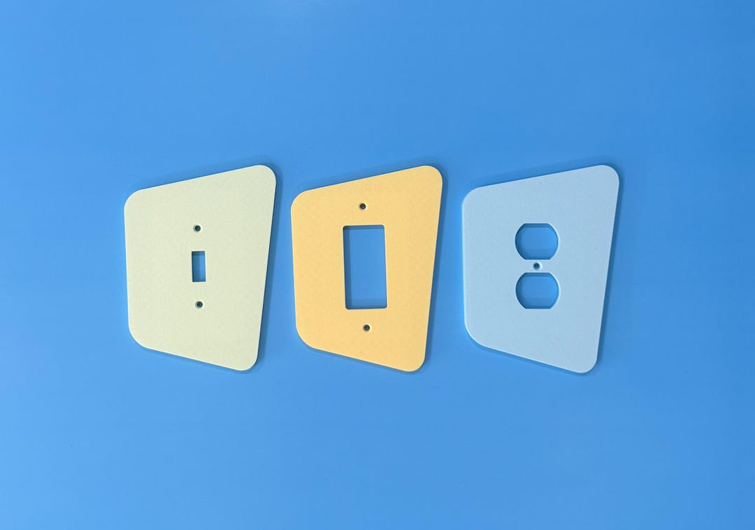 Mid Century Atomic Retro Light Switch Cover | Multiple Configurations ...