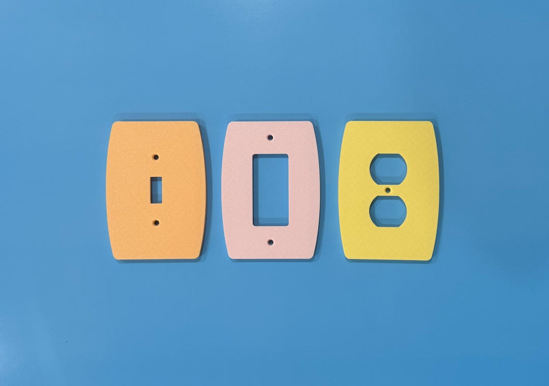 Mid Century Oversized Light Switch Cover | Multiple Configurations ...