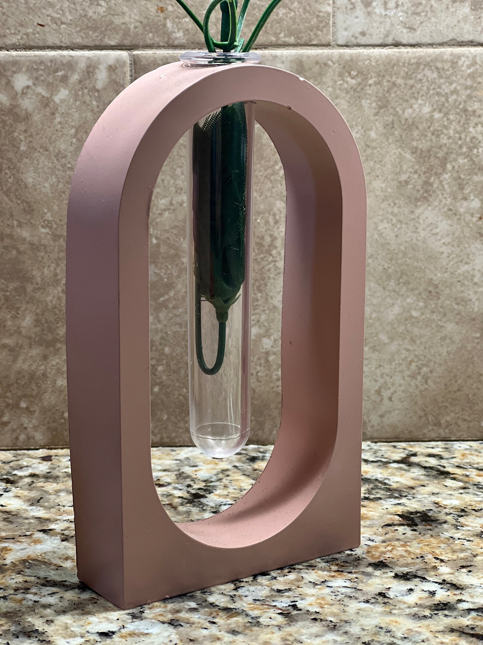Elegant Bud Vase - Contemporary Concrete Design - Etsy