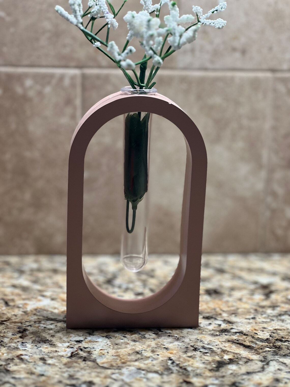 Elegant Bud Vase - Contemporary Concrete Design - Etsy