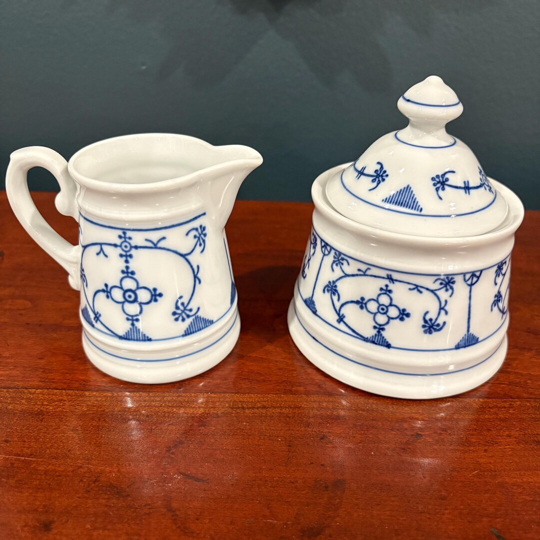 Vintage Winterling Strawflower Porcelain Creamer and Sugar Set - Etsy