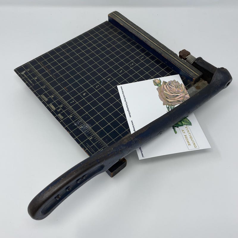 Vintage Paper Cutter - Etsy