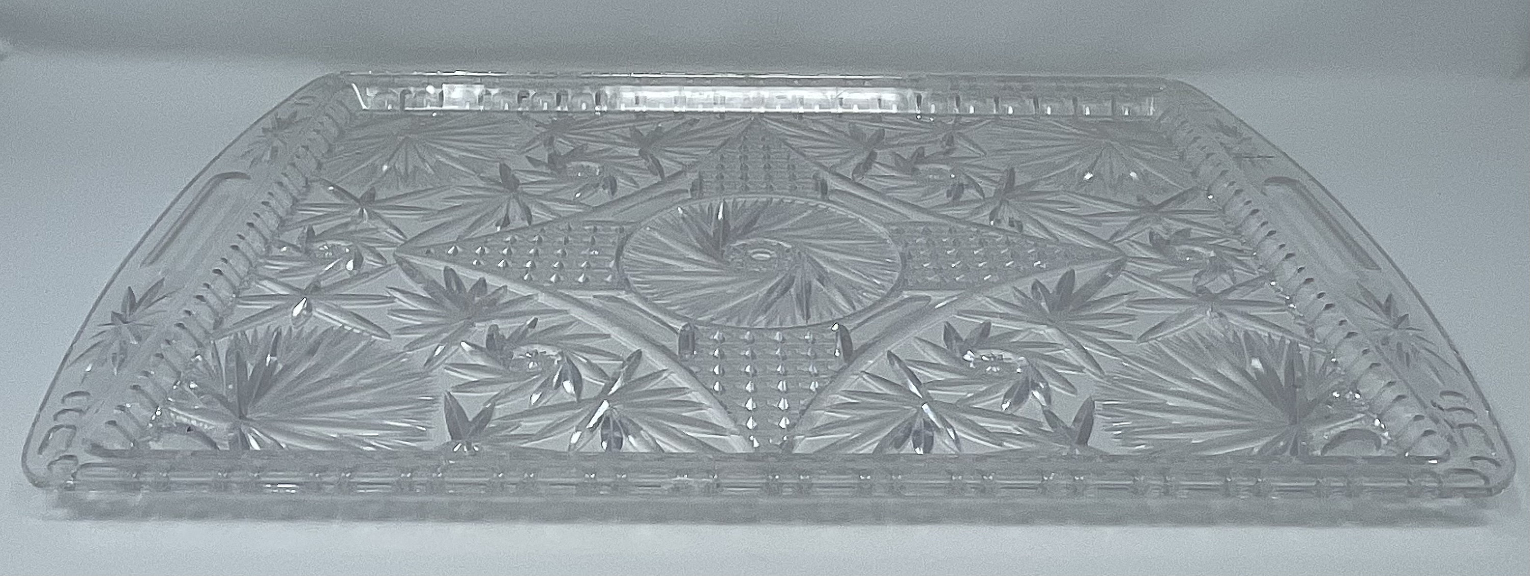 Mid-century Modern Acrylic Tray Facetted Design 1960's - Etsy