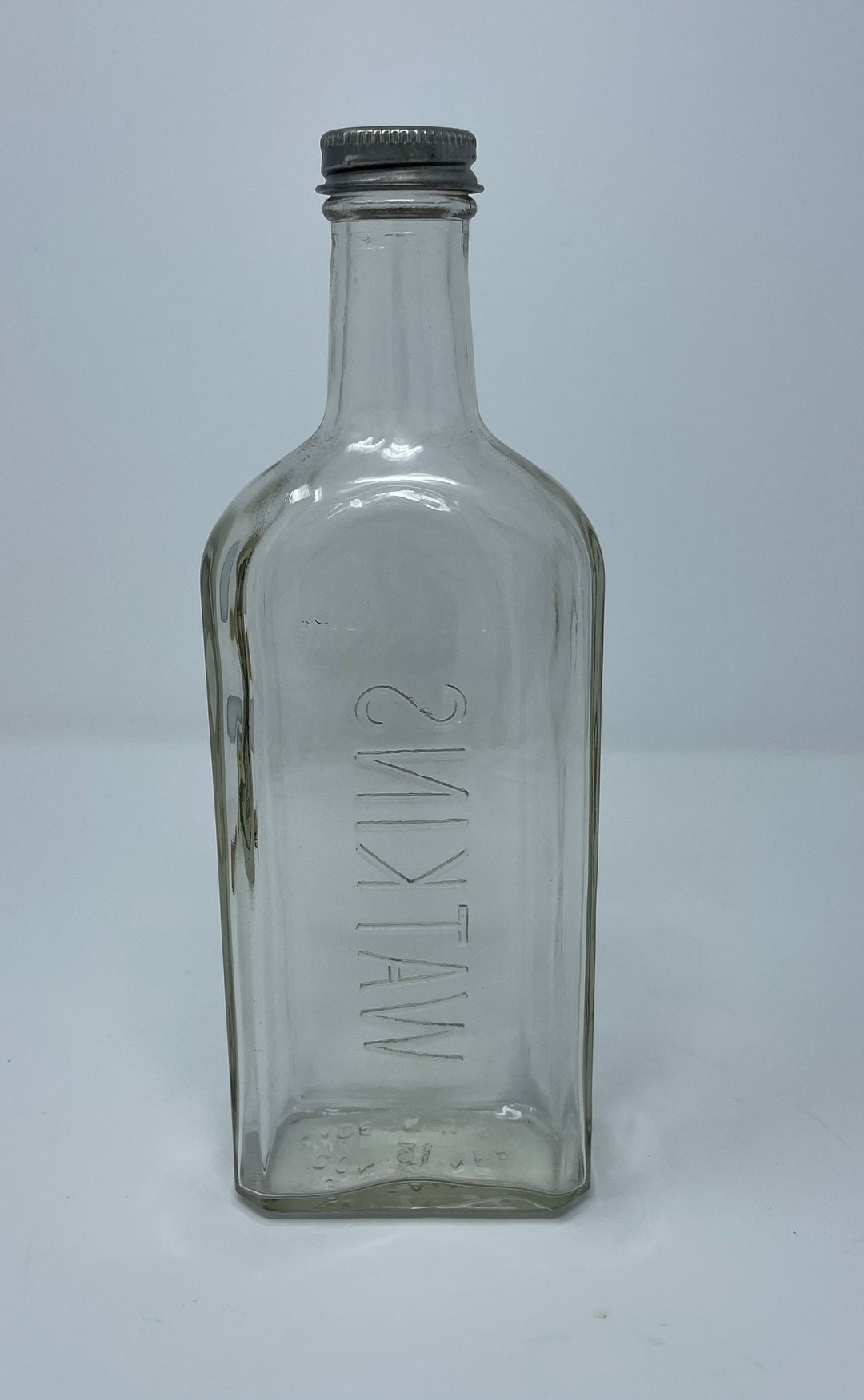 1930's Watkins Screw Top Bottle Trial Mark Watkins, Original Metal ...
