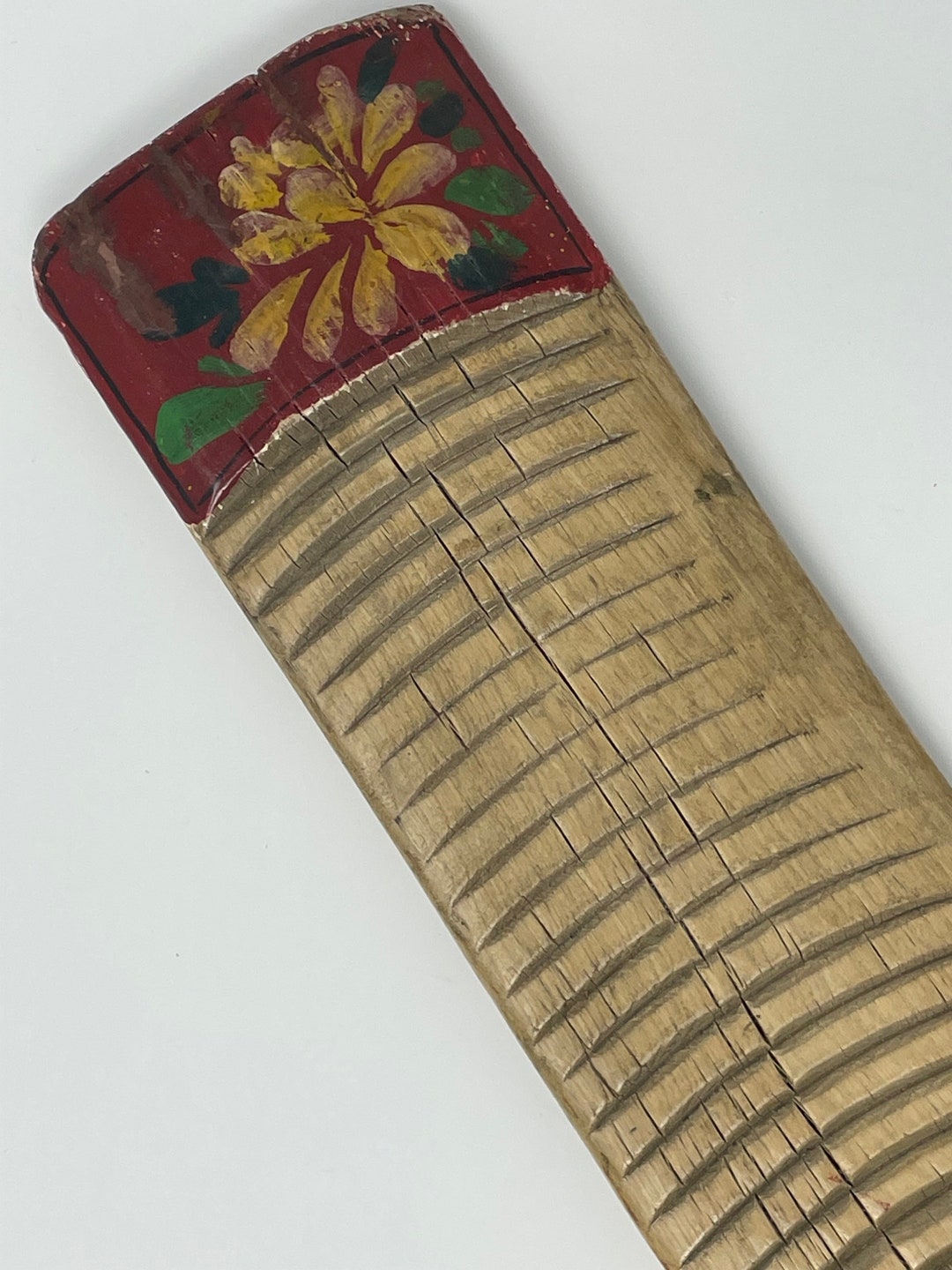 Chinese Washboard Wall Hanging, Washboard Decor, Floral Washboard Decor ...