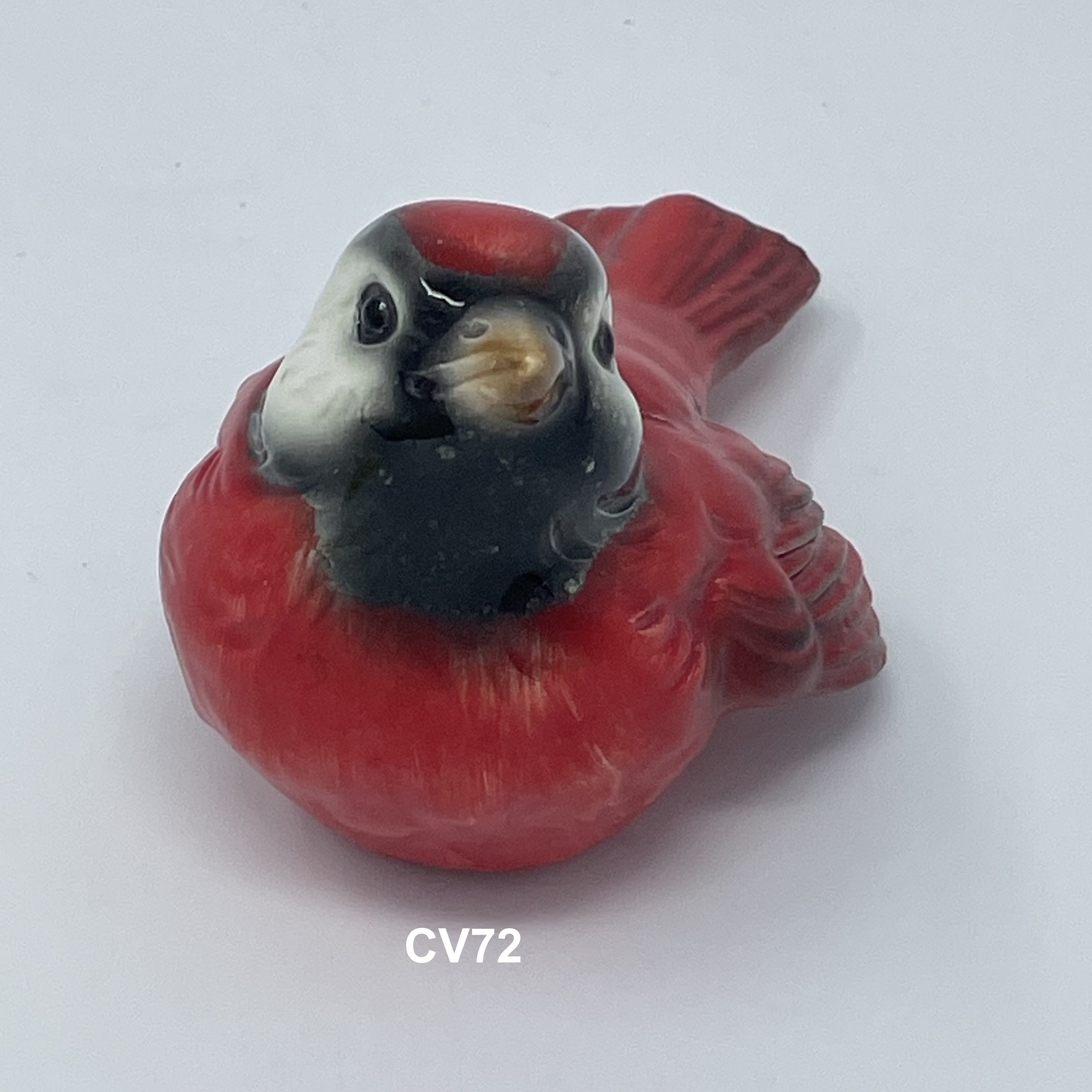 Vintage Goebel Red Birds, Red Porcelain Bird, Red Goebel Bird Style ...