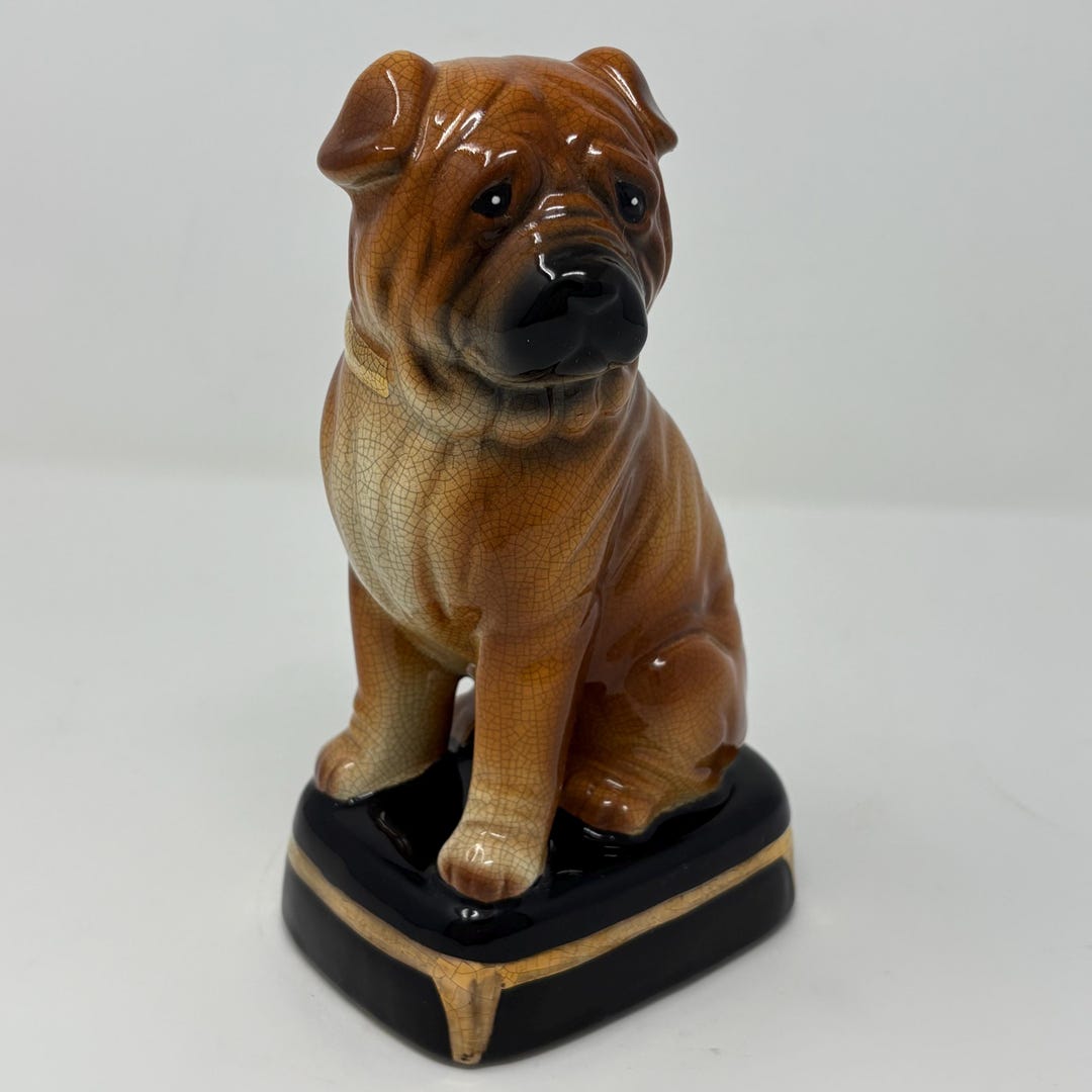 Vintage Shar-pei Dog Statue/bookend by Takahashi San Francisco, Shar ...