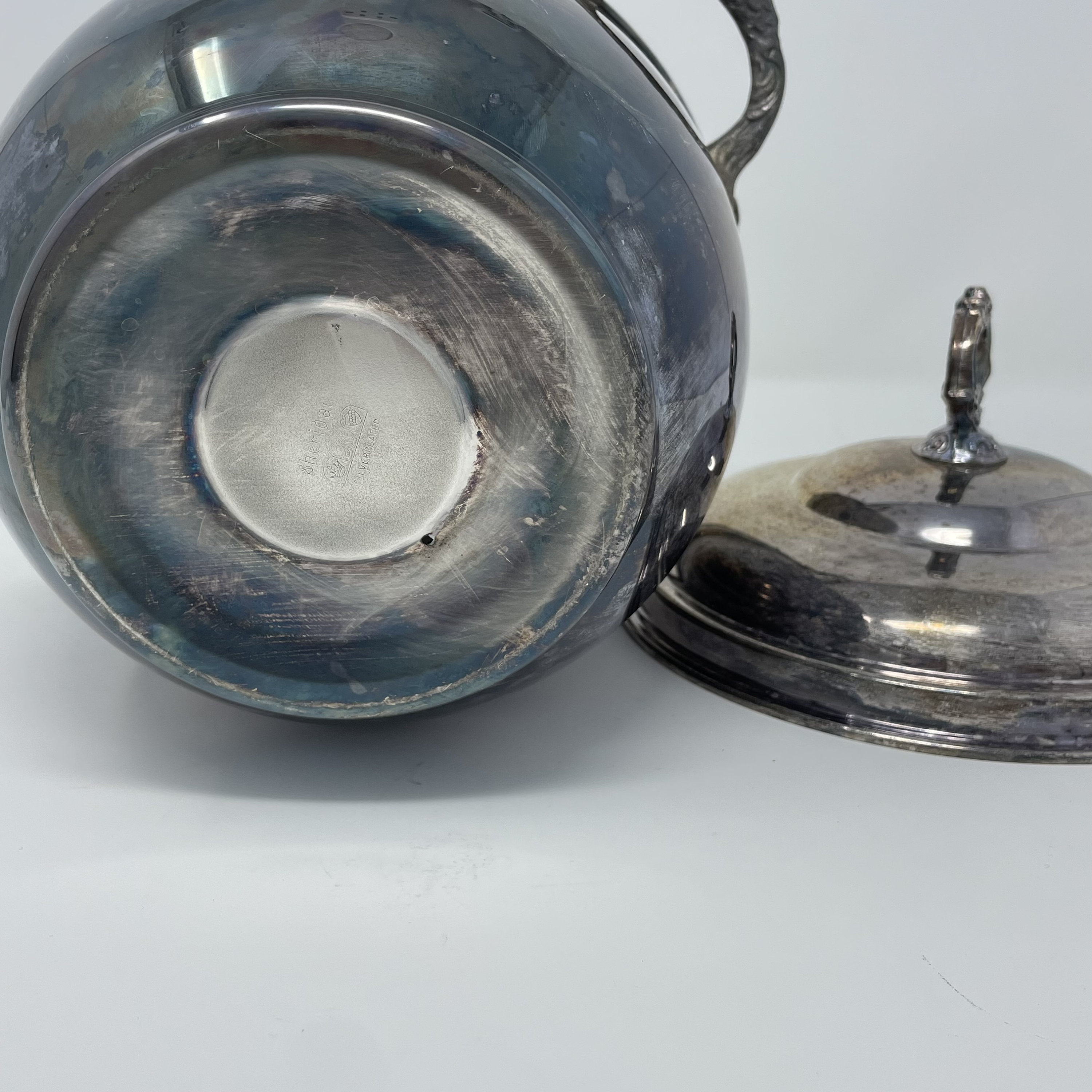 Vintage Sheridan Silver Plate Ice Bucket, Vintage Insulated Silver Ice ...