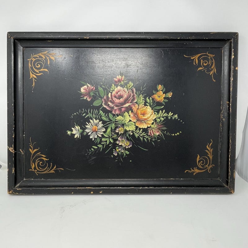 Painted Tray - Etsy