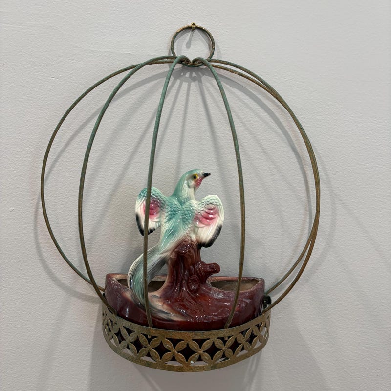 Ceramic Hanging Bird Pots - Etsy