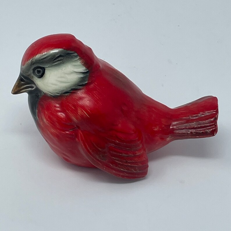 Vintage Goebel Red Birds, Red Porcelain Bird, Red Goebel Bird Style ...
