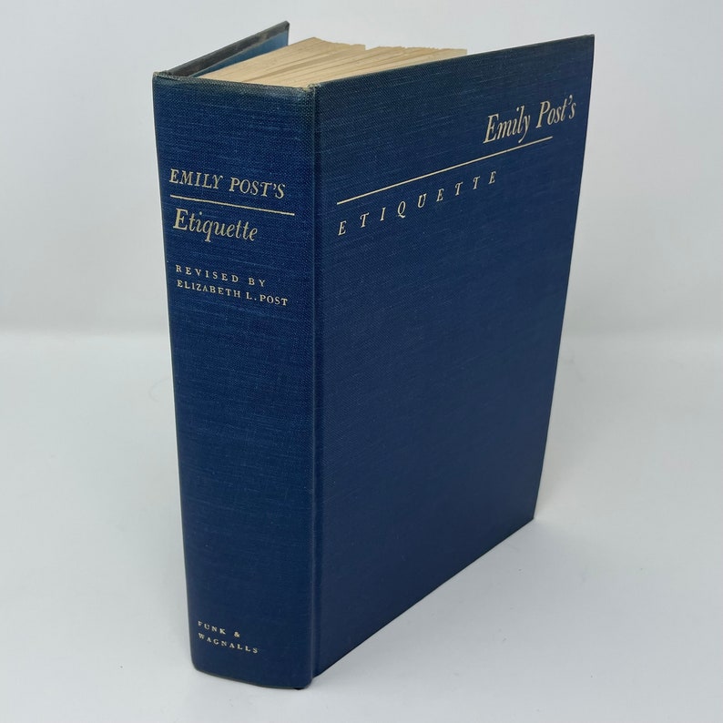 1965 Emily Post Etiquette Book, Vintage Etiquette Book, Emily Post 1965 ...