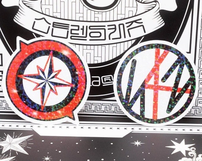 Stray Kids Compass & SKZ Stickers - Etsy