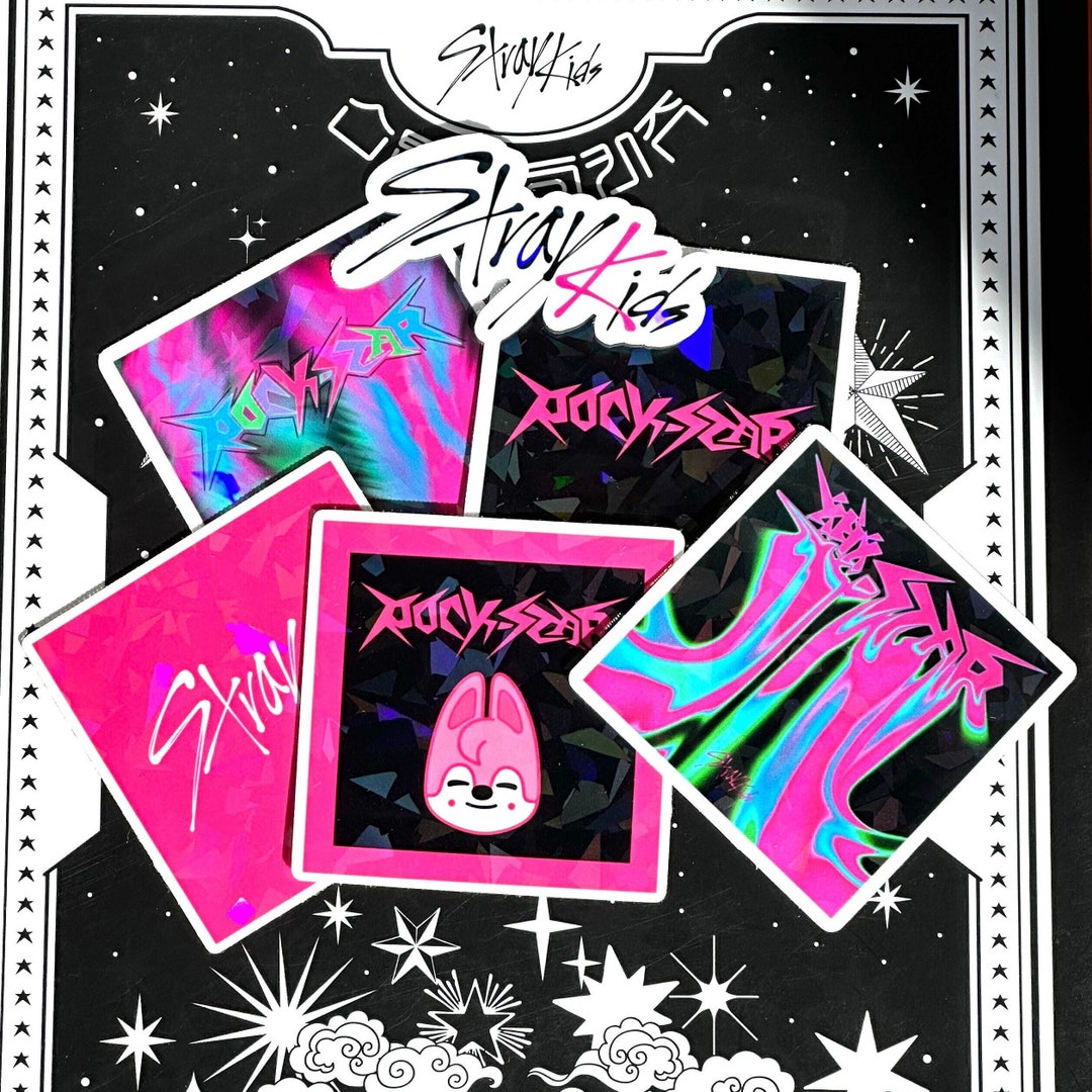 Stray Kids Rock Star Stickers - Etsy