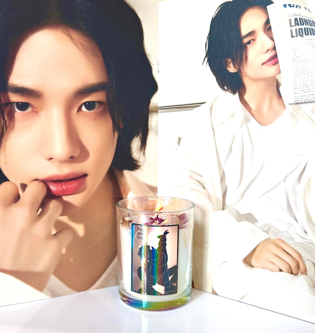 Hyunjin Candle - Etsy