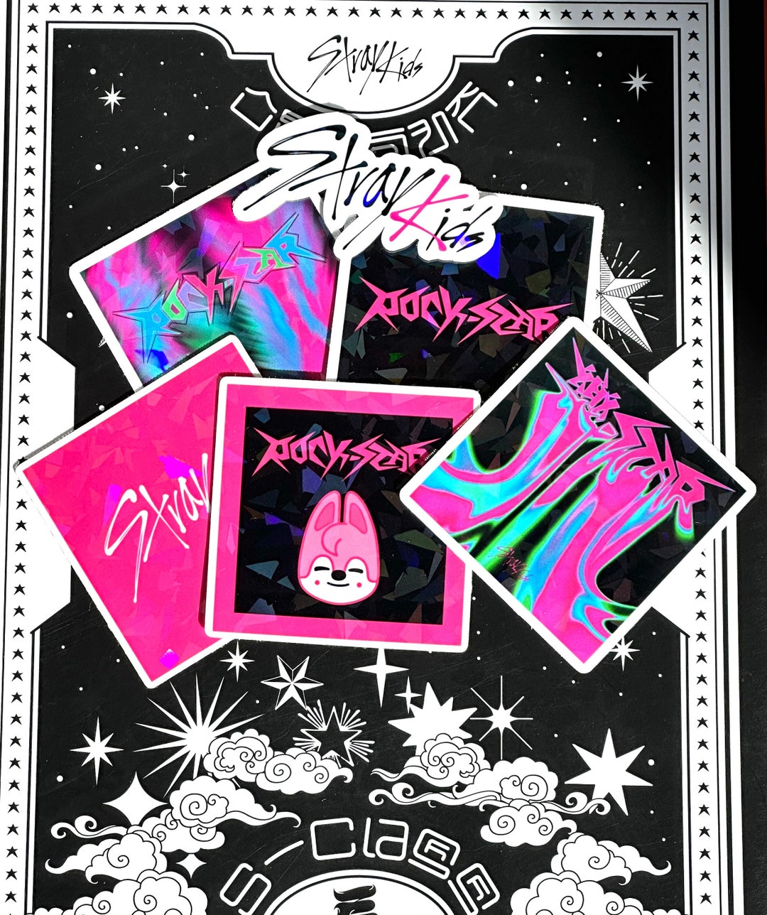 Stray Kids Rock Star Stickers - Etsy