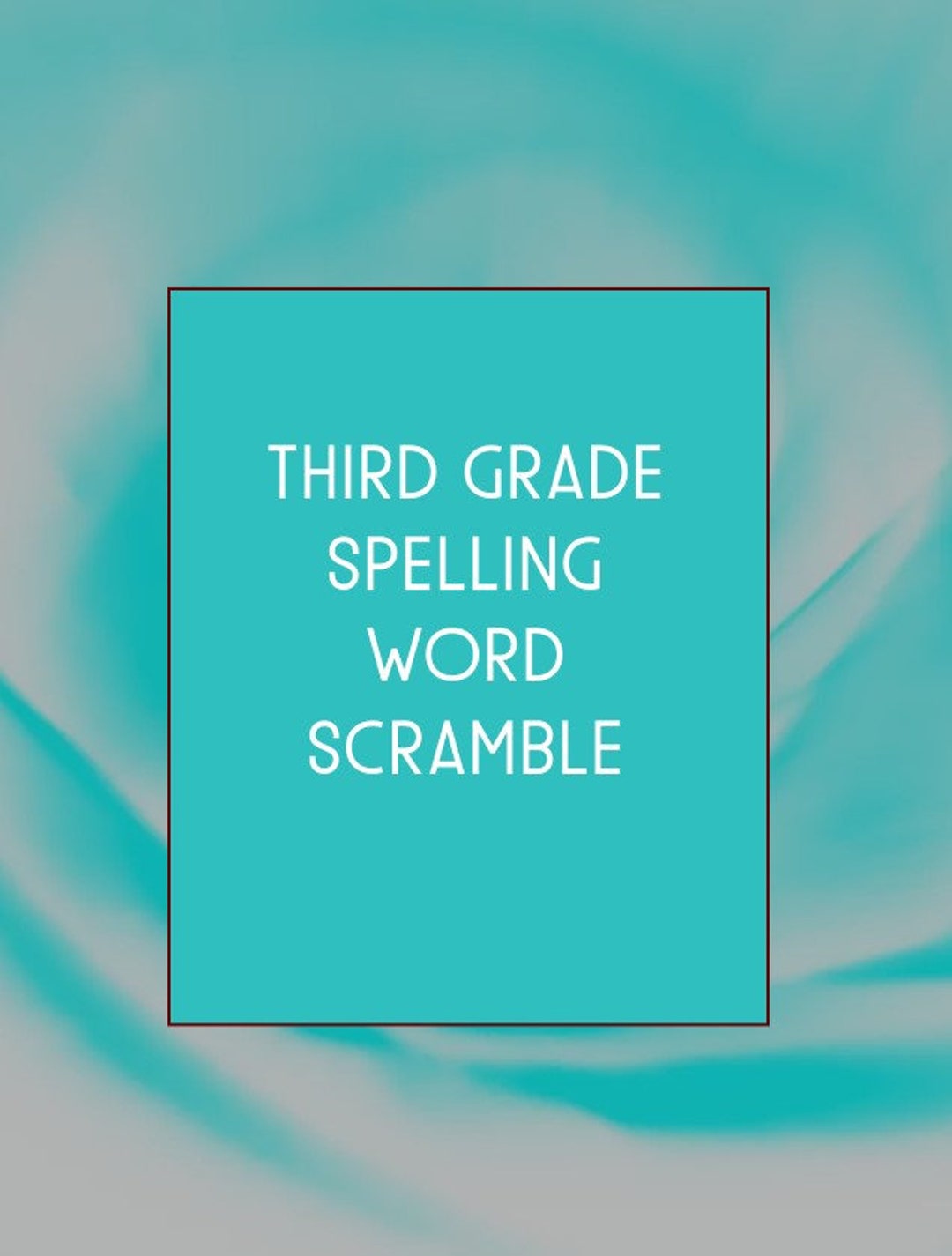 Third Grade Word Scramble Etsy third-grade-word-scramble-etsy