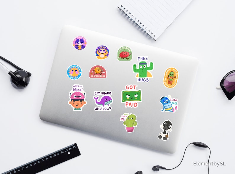 Cute Animal Gosling Sticker Decal, Waterproof and Dishwasher Safe Vinyl ...