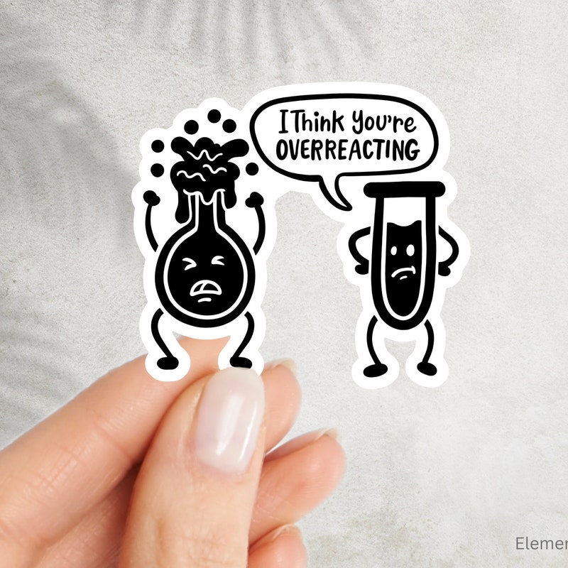 Funny Reaction Stickers - Etsy
