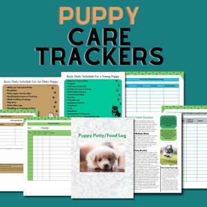 Puppy Potty Log | Printable Puppy Care Logs | Printable Puppy Planner ...