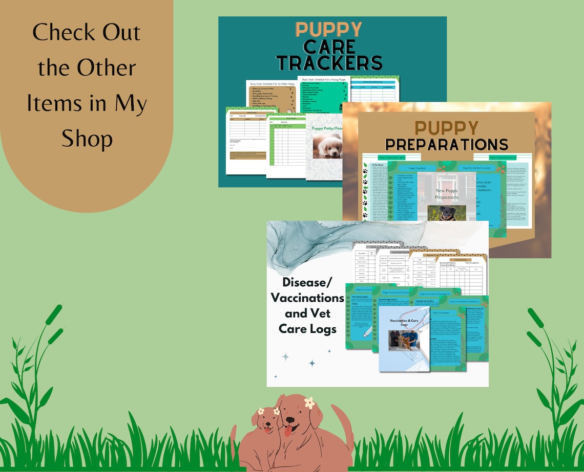 Puppy Training Logs Puppy Socialization Checklist Puppy Training ...