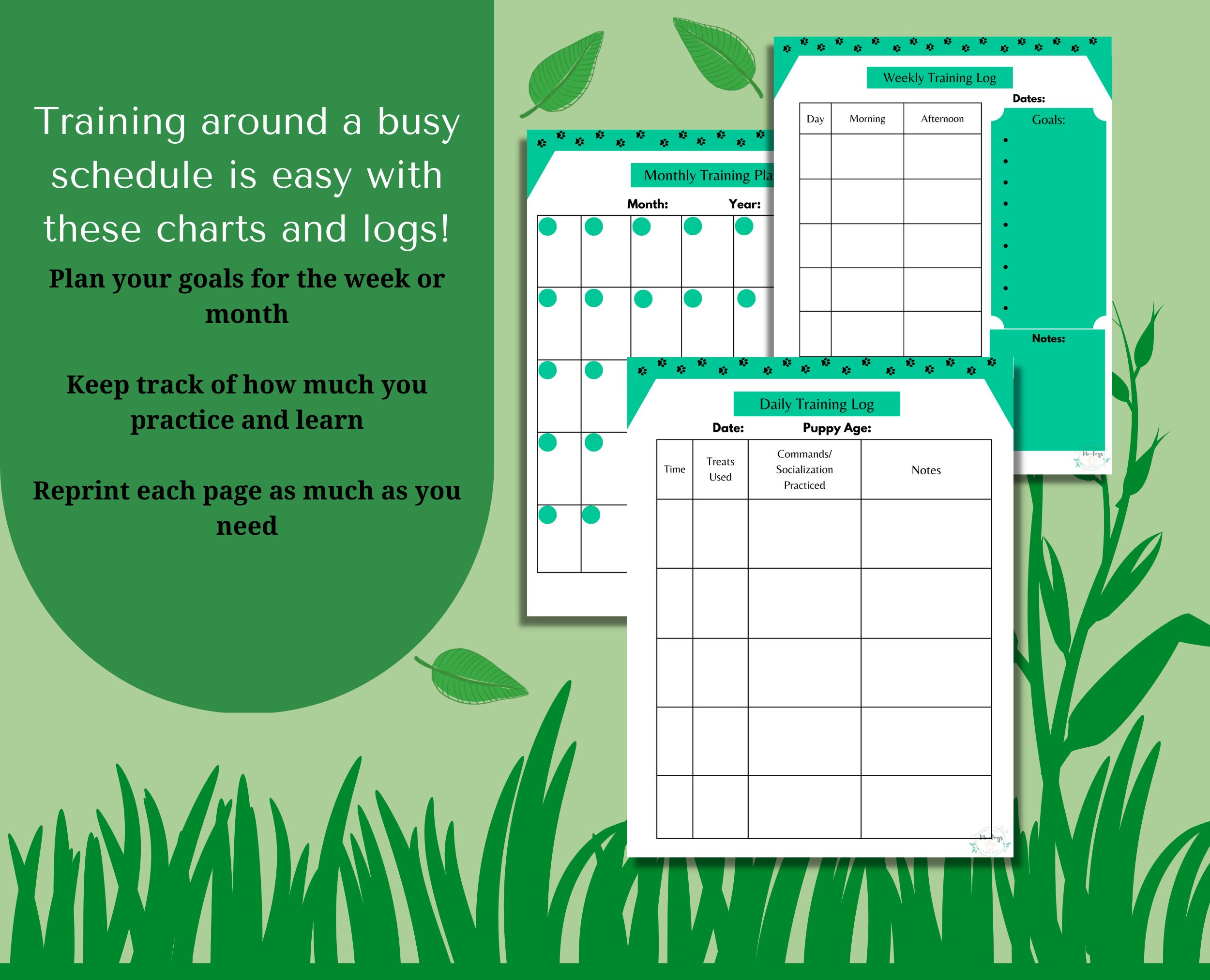 Puppy Training Logs Puppy Socialization Checklist Puppy Training ...