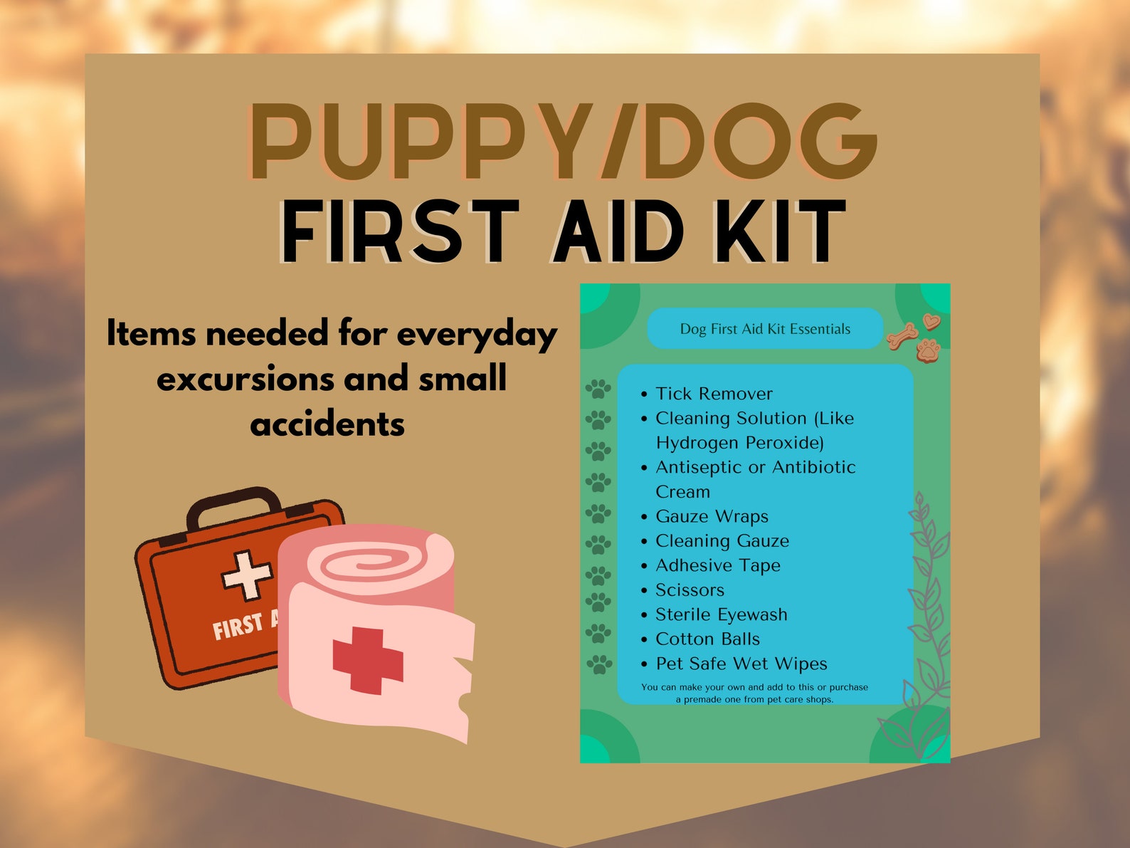 New Puppy Essentials | New Puppy Preparation | Printable New Puppy ...