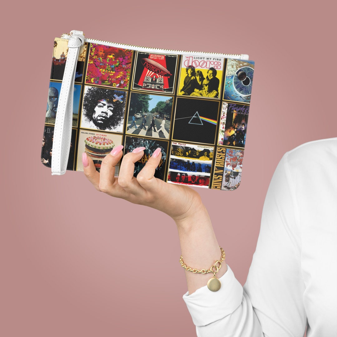 Classic Rock Album Cover Clutch Bag, Classic Rock Bag, Classic Rock ...