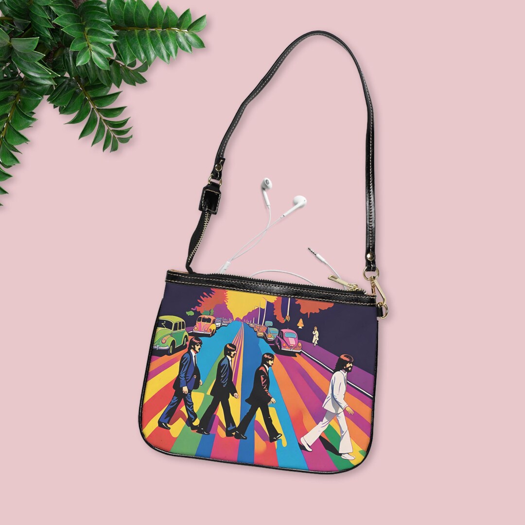 Small Shoulder Bag the Beatles Abbey Road Art Purse, the Beatles Bag ...