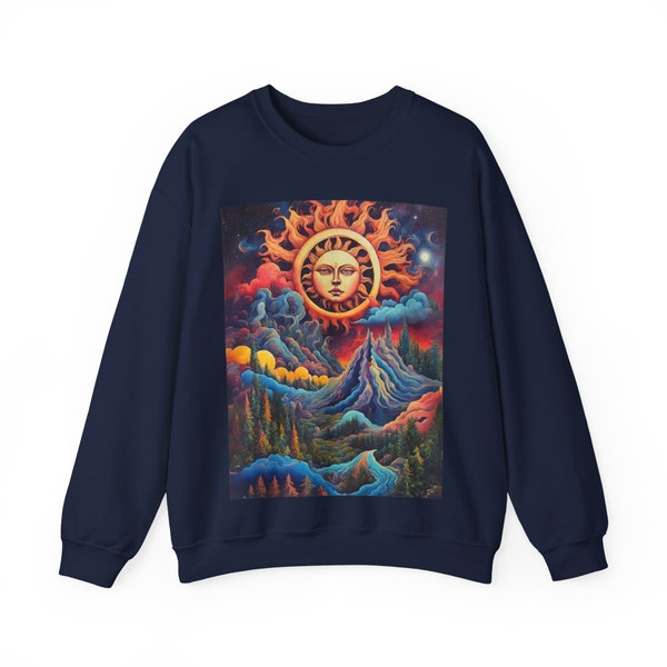 Psychedelic Sweater - Etsy