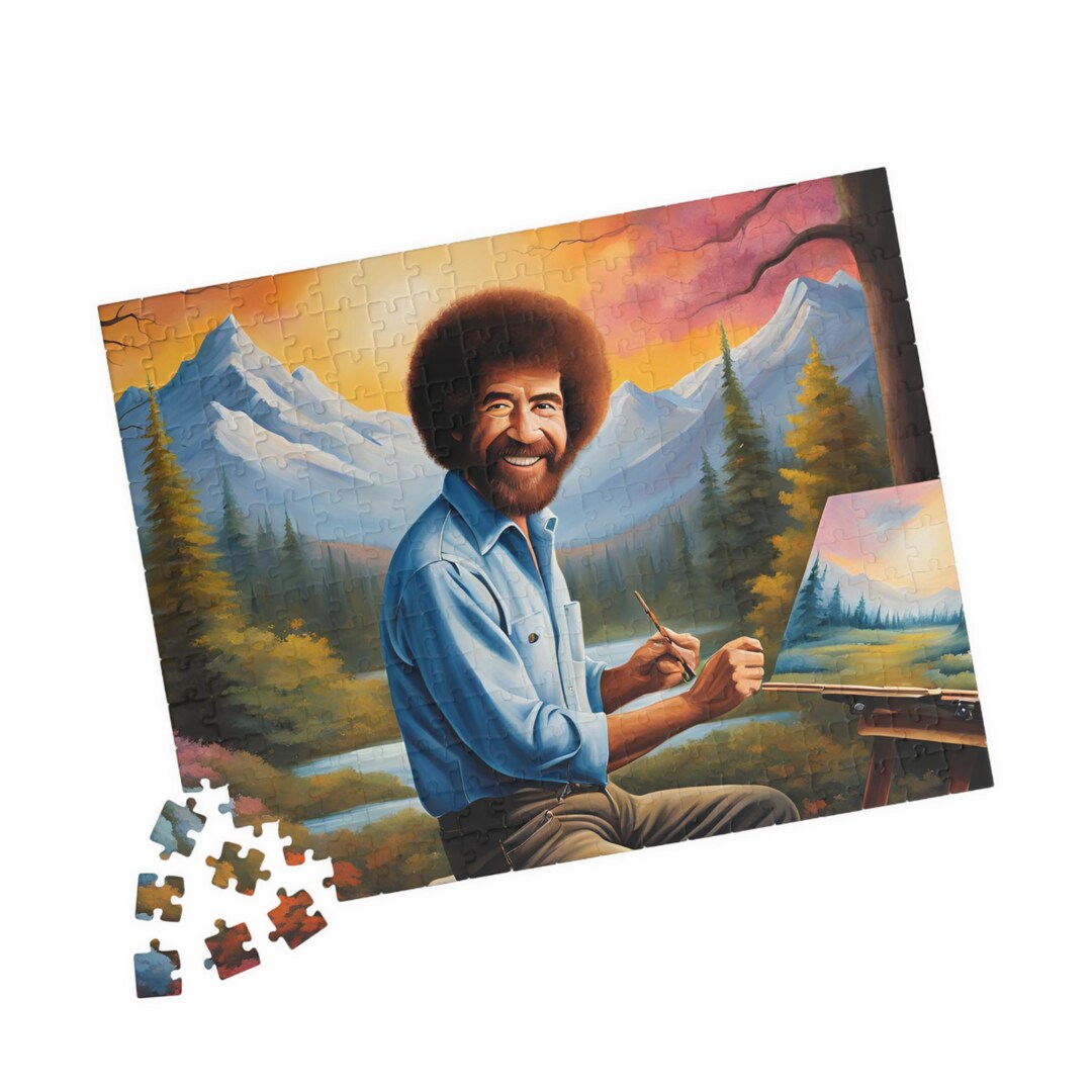 Puzzle, Bob Ross Painting Puzzle, Jigsaw Puzzle, Mind Game, Rainy Day ...