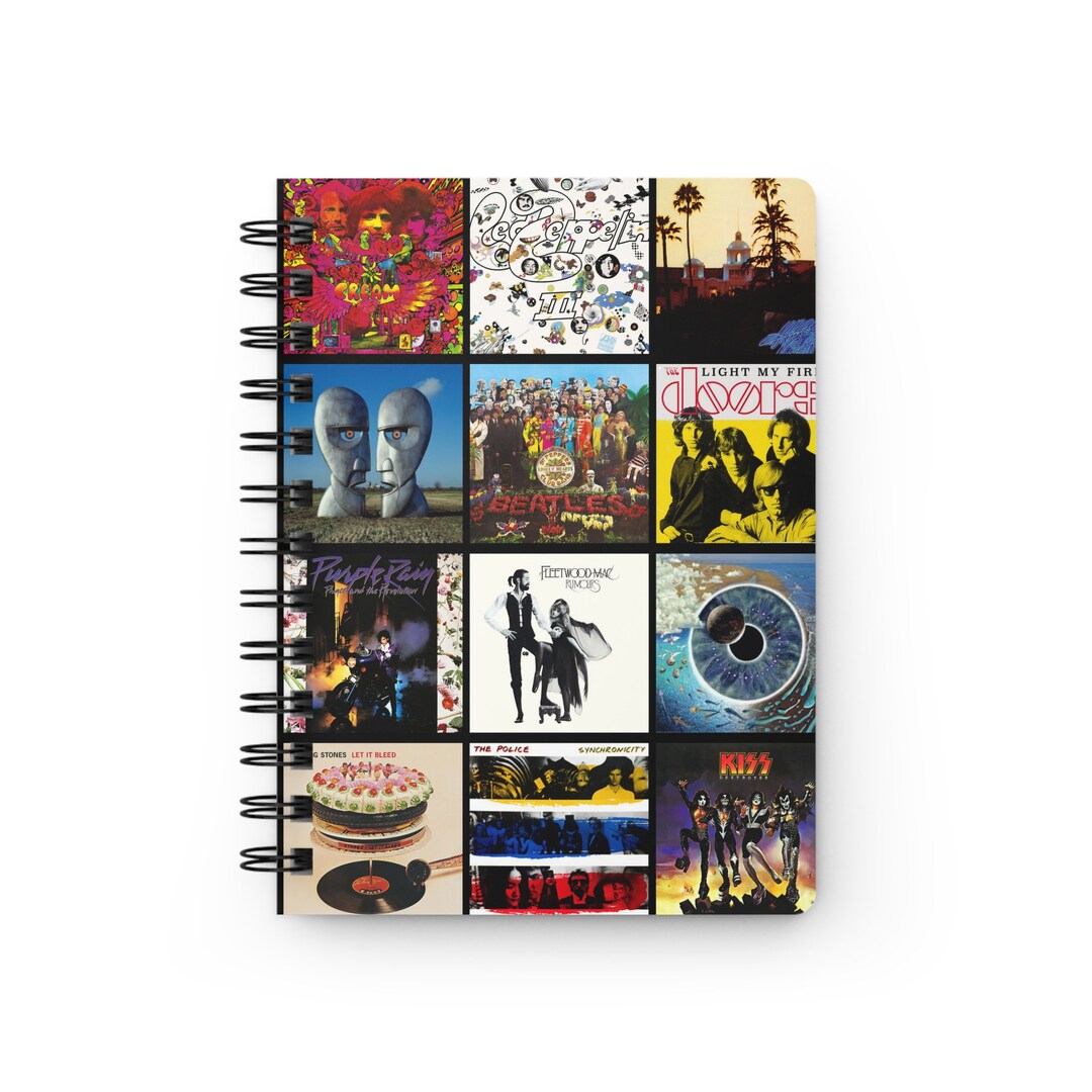Classic Rock Album Journal, Hippie 60s and 70s Rock Journal, Classic ...