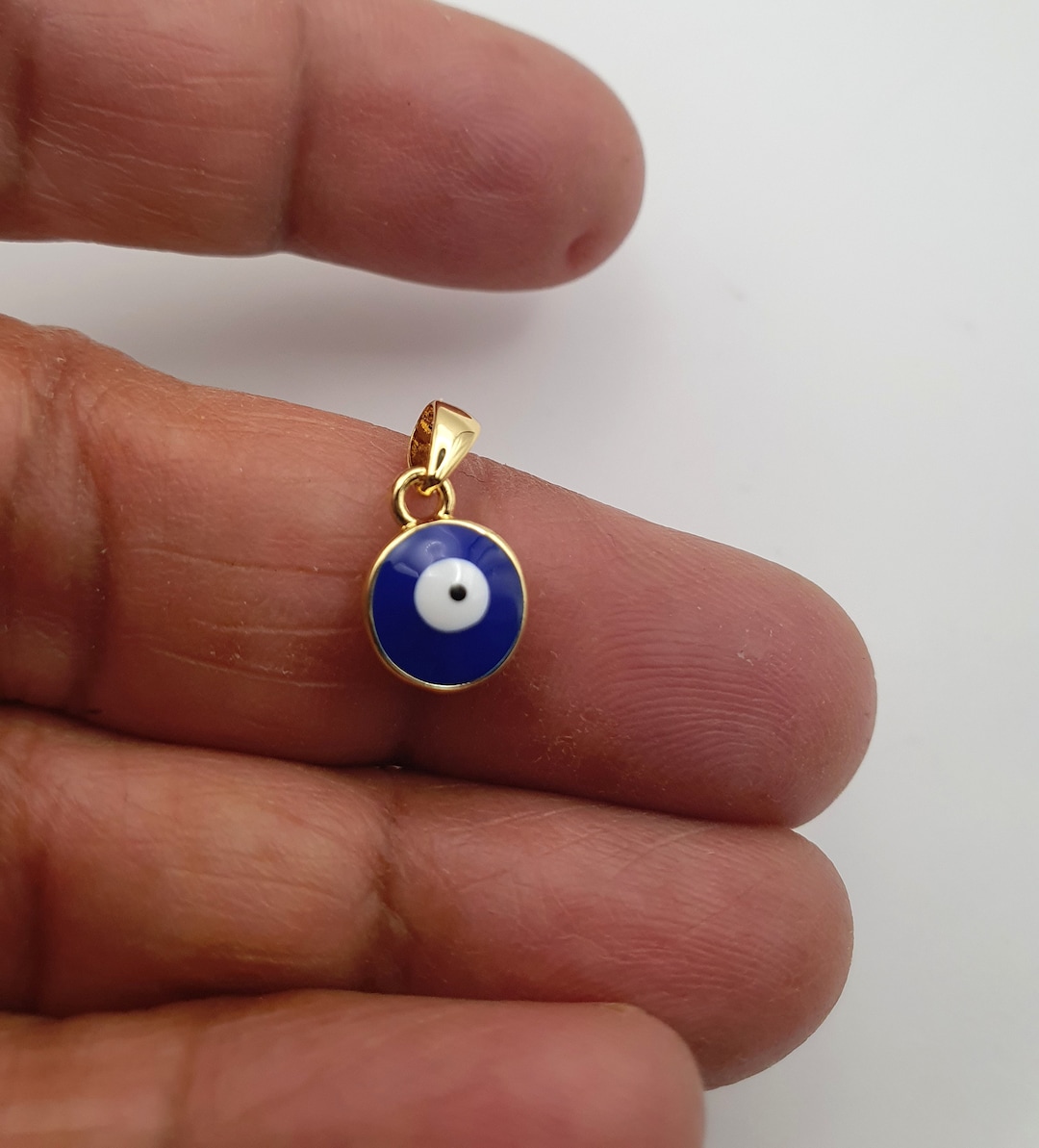 Evil Eye Turkish 18K Gold Plated Pendant for Men and Women, Teens ...