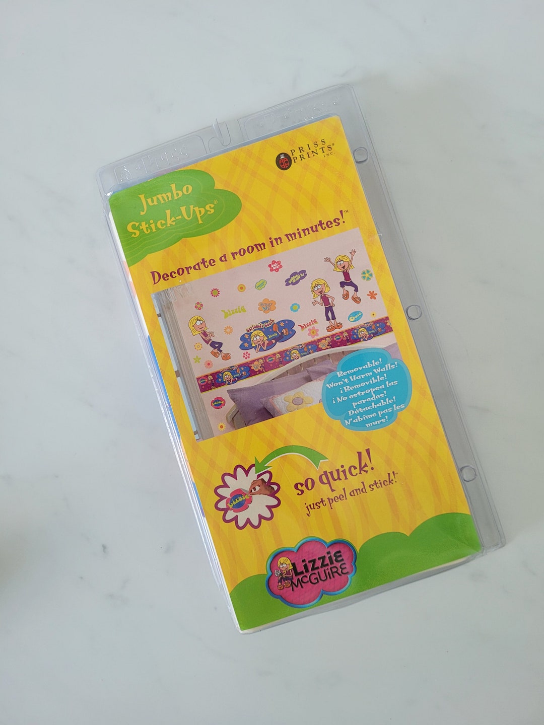 Unopened 00s Lizzie Mcguire Wall Decals | Y2k 2000's Tween Kids Teen ...