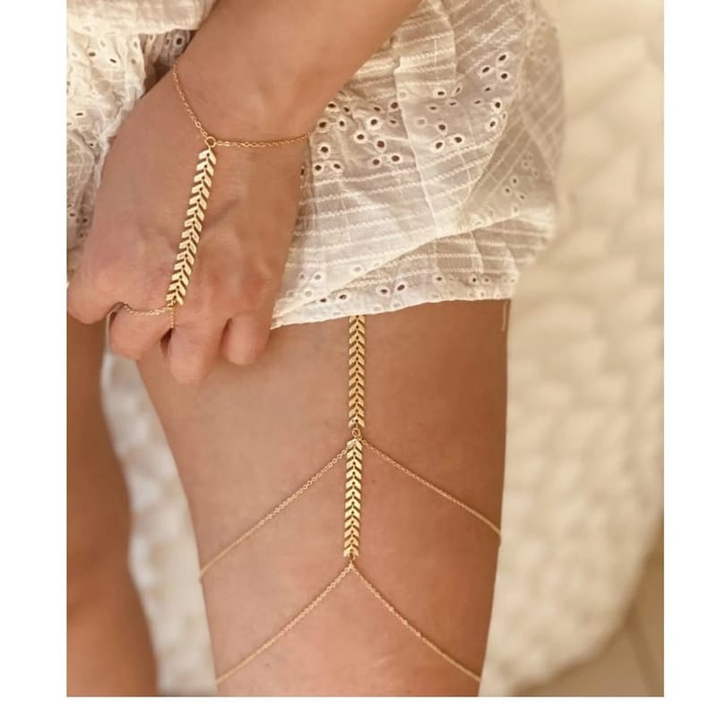 Leg Jewelry - Etsy