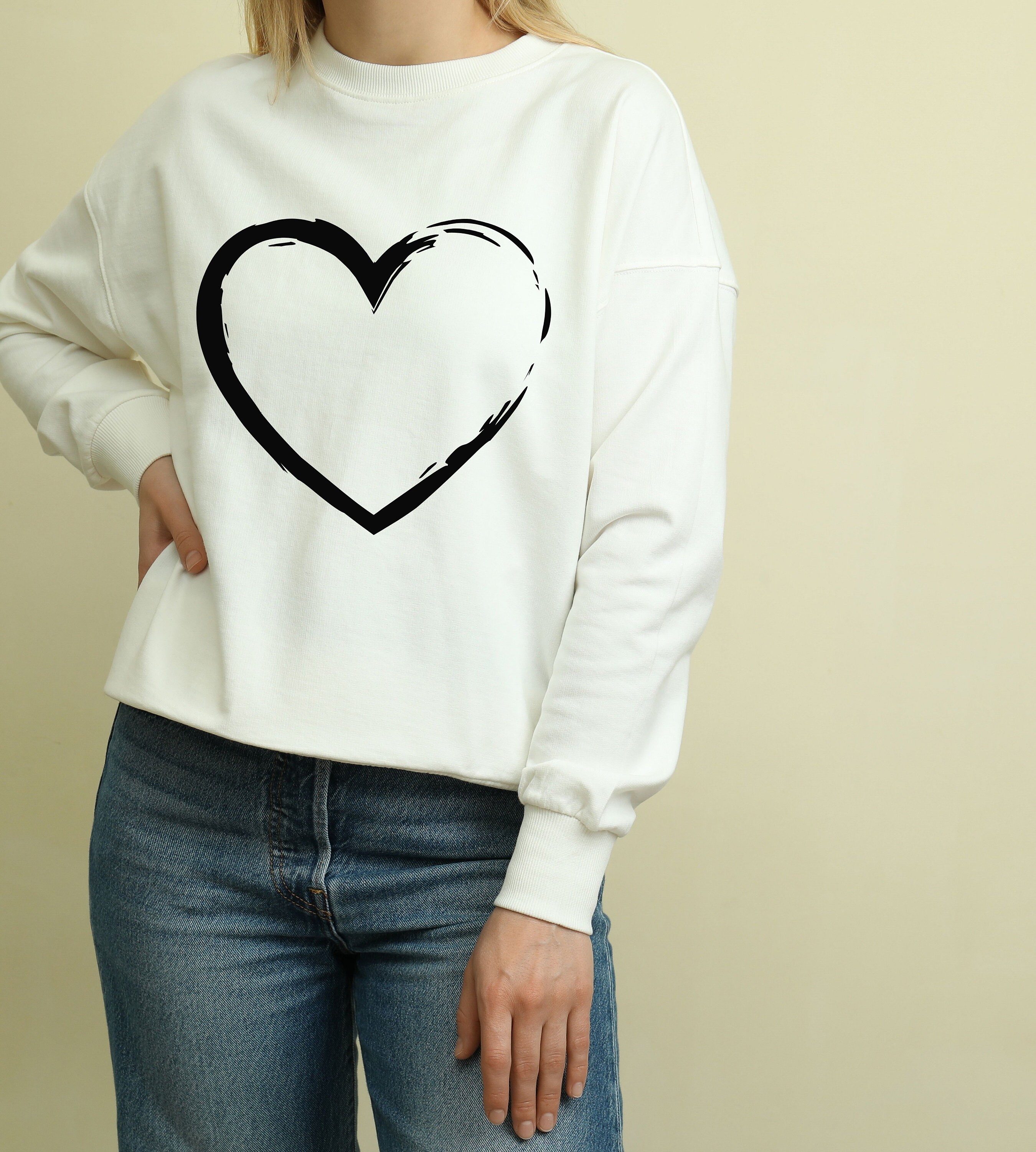Hand Drawn Heart Hand Lettered Heart SVG Heart SVG Cute - Etsy Canada